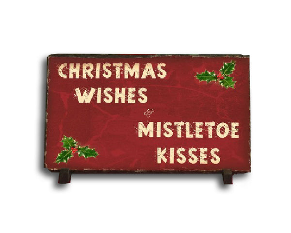Handmade and Customizable Christmas Gift Sign - Christmas Wishes
