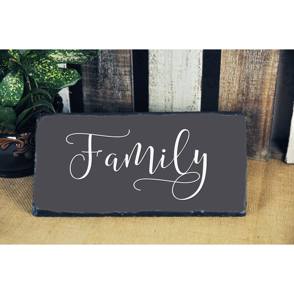 Handmade and Customizable Slate House Sign - Family Plaque – Sassy ...