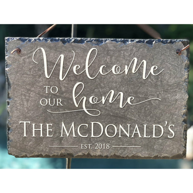 Our Complete Collection | Shop custom slate house signs and plaques now